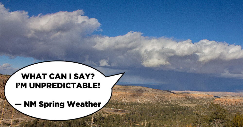 Week 2, Day 5: Spring Weather & Clouds – Pajarito Environmental ...