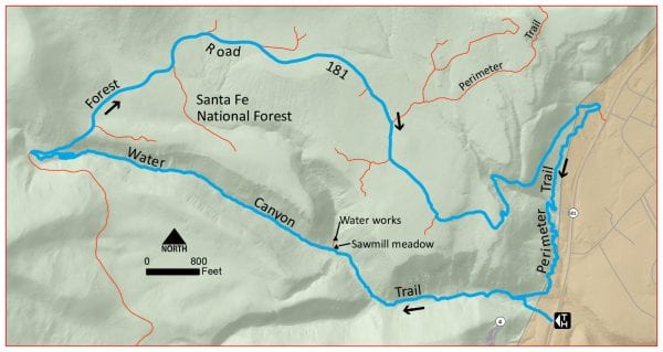 Upper Water Canyon Trail to the Meadow – Pajarito Environmental ...